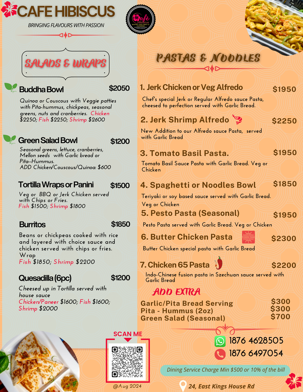 Salads & Wraps – Cafe Hibiscus